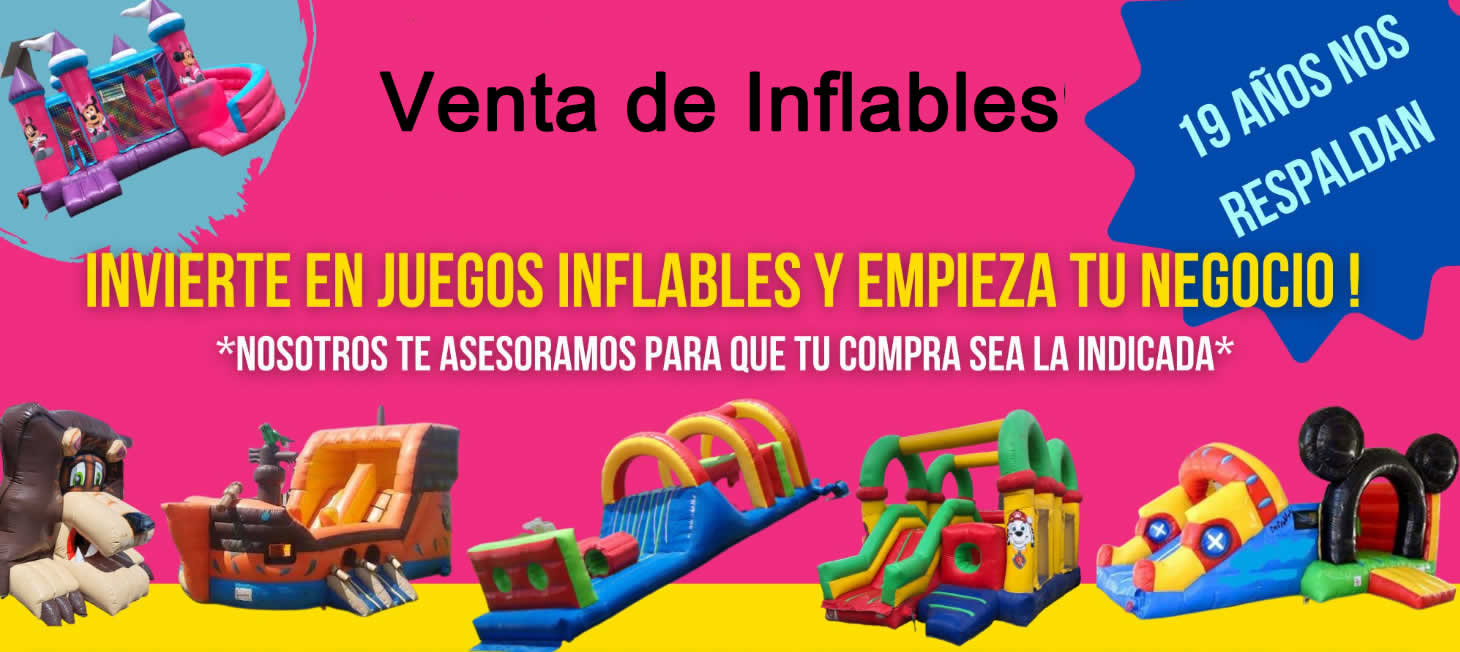 Renta de Juegos Inflables en Querétaro - Venta de juegos Inflables